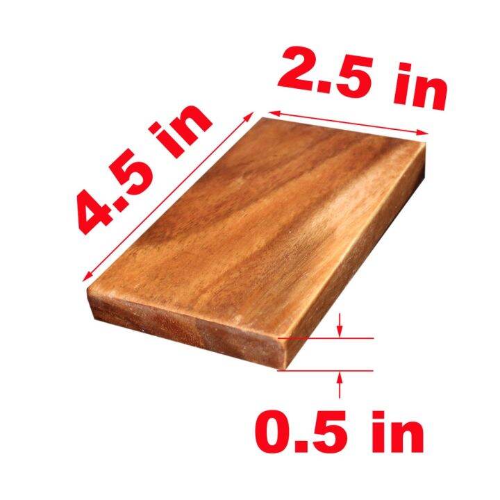 6 pcs Small Rectangular Wood Blocks 0.5x2.5x4.5 inches | Lazada PH