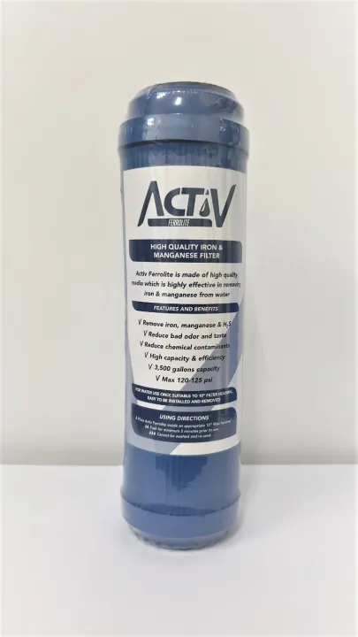 ACTIV- Ferrolite 10" Cartridge / Filter Air Ferrolite 10" | Lazada ...
