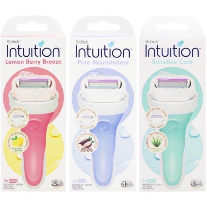 卍 โฉมใหม่‼️‼️🔥[ขายดี]🔥Schick Intuition [มีให้เลือก3สูตร] 10g. | Lazada ...