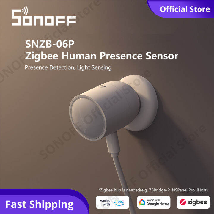SONOFF SNZB-06P Zigbee Human Presence Sensor 5.8GHz Microwave Radar ...