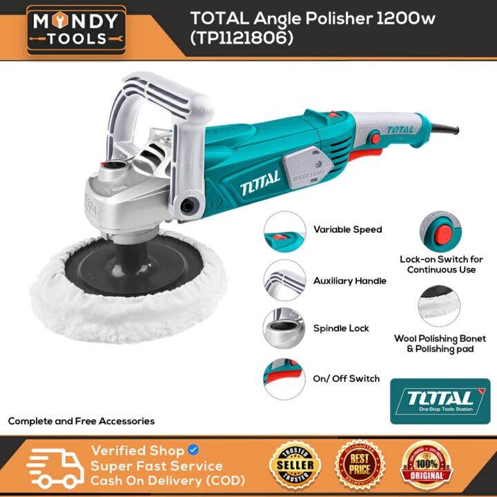TOTAL Angle Polisher 1200w (TP1121806) (Original) | Lazada PH