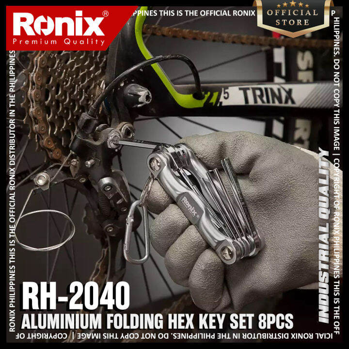 Ronix RH-2040 Aluminium Folding Hex Key Set 8Pcs Allen wrench drive ...