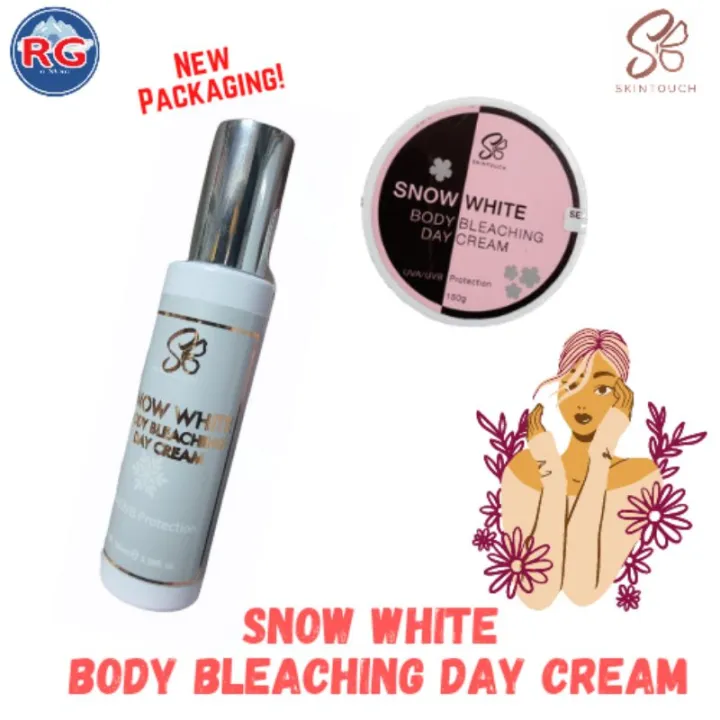 Skintouch Snow White Day Cream | Body Bleaching Formula To Whiten Skin ...