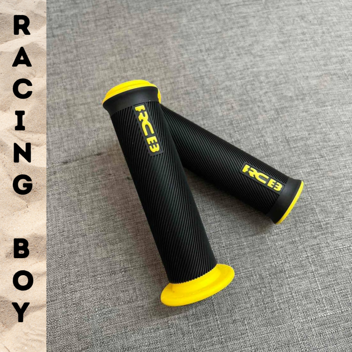 RACING BOY UNIVERSAL HANDLE GRIP FOR MOTORCYCLES RHG66 YELLOW rppl ...