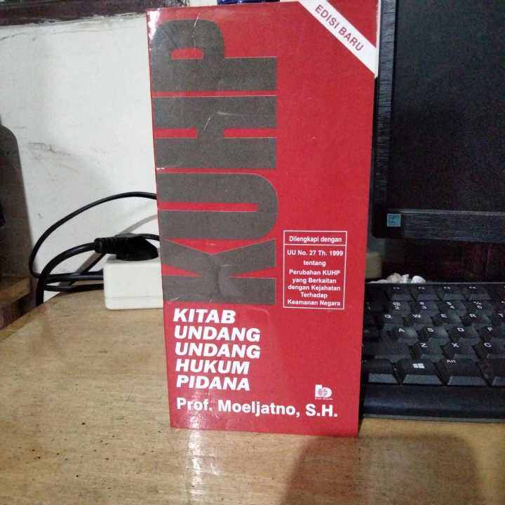 Kitab Undang-Undang Hukum Pidana KUHP By Moeljatno | Lazada Indonesia