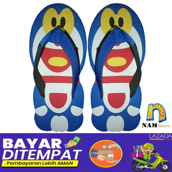 Sandal Lucu SANCU (Sandal Sendal Lucu) Anak Dan Dewasa Dora & emon ...