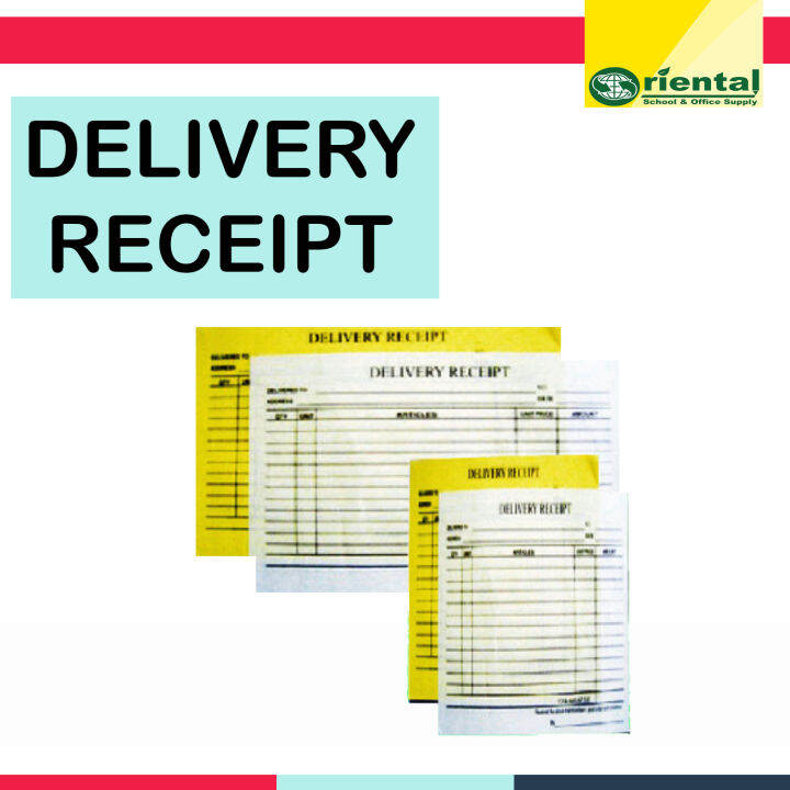 Delivery Receipt - Resibo with duplicate - 50 sheets per pad- Sold per ...