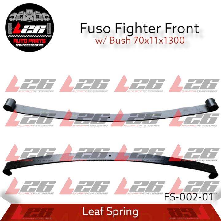 Fuso Fighter Leaf Spring FS-002-01 Front 70X11X1300 with Bush | Lazada PH