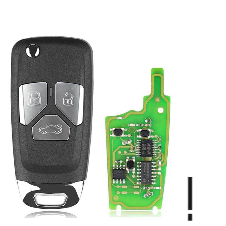 XNAU01EN Universal Wireless Remote Key Fob Flip 3 Button for Type for ...