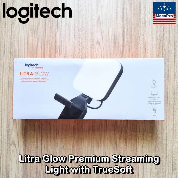 Logitech® Litra Glow Premium Streaming Light with TrueSoft โลจิเทค ไฟสต ...