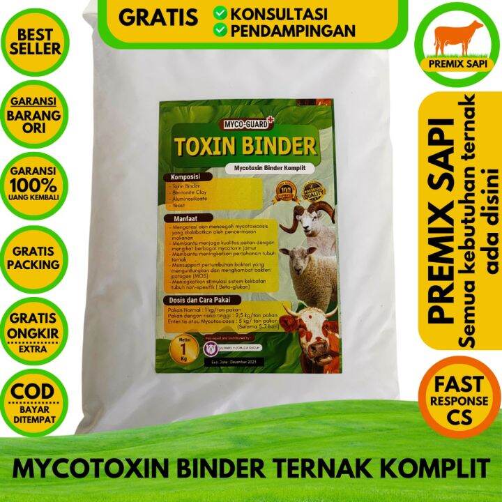 TOXIN BINDER PAKAN 1 Kg - Mycoguard Plus - Feed additive pengikat Toxin ...