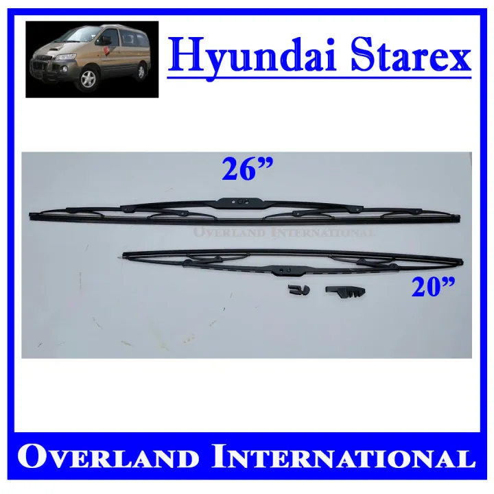 WIPER BLADE, 26" Left Drivers Side 98350-4A000 and 20" Right Passengers ...