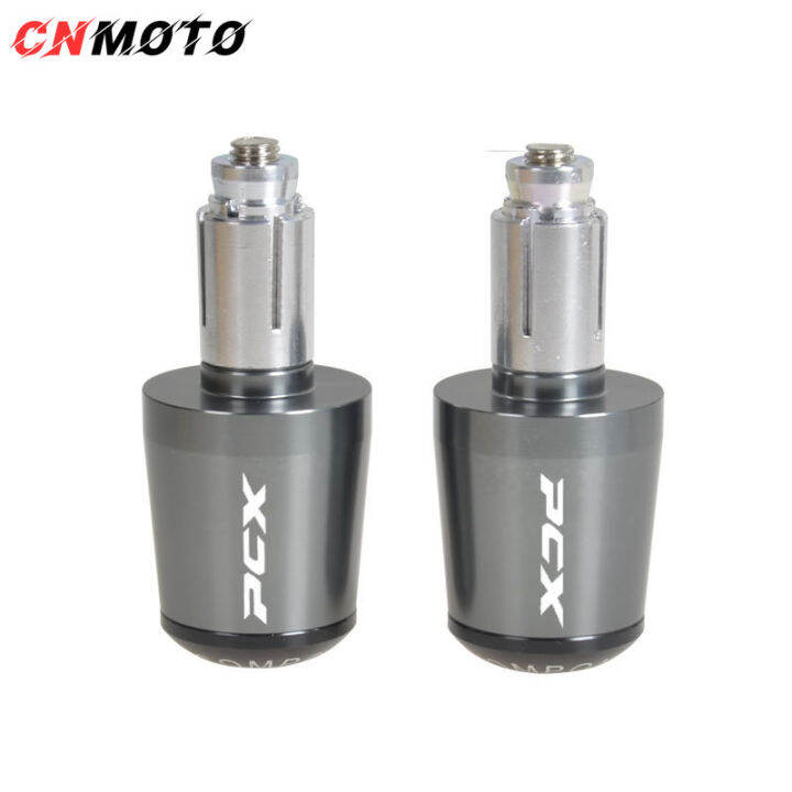For HONDA PCX 150 160 ABS CBS Handlebar Grips Ends 1 Pair 7/8" 22MM CNC ...