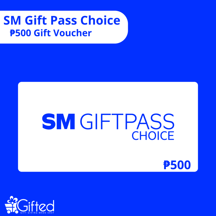 SM Gift Pass Choice PHP 500 Gift Voucher | Lazada PH