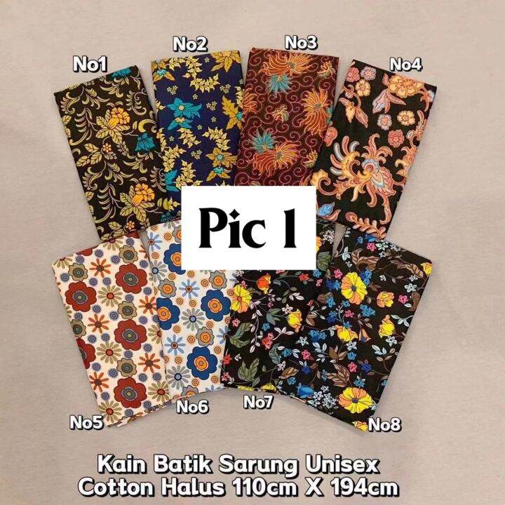 Muslimah Corak Kain Batik Sarong Unisex | Lazada