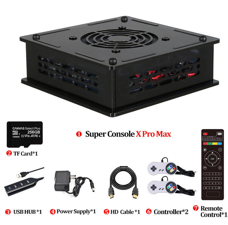 Original Super Console X Pro Max วิดีโอเกมคอนโซล Wifi 4K HD สำหรับ Psp ...