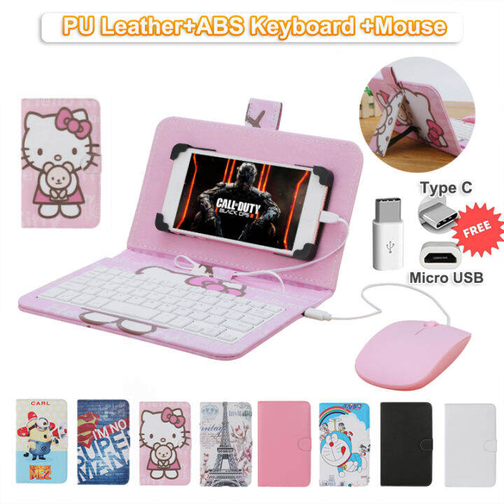【COD】Keyboard and Mouse for Cellphone Mini Keyboard for 8inch Micro usb ...