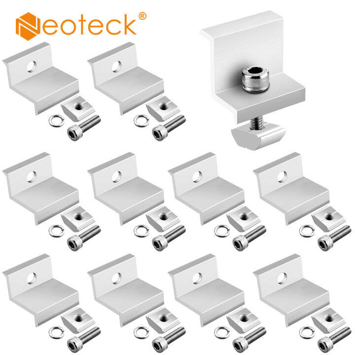 Neoteck Solar Panel Bracket Kit Solar Panel Z bracket Accessory Solar Panel for Solar Panel ...
