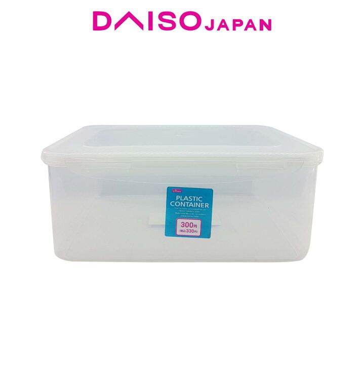 Daiso Sealed Container 5.5L Clear | Lazada PH