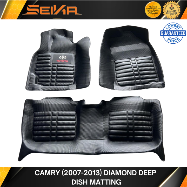 Toyota Camry (2007-2023) Premium Diamond Deep Dish Car Floor Matting ...