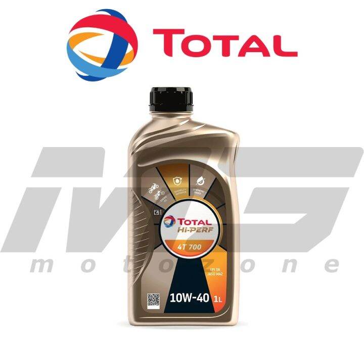 Total Hi-Perf 4T 700 10w 40 Synthetic Based Motorcycle Engine Oil 1L | Lazada PH
