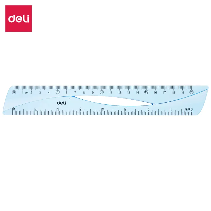 Deli EH10PS Basic 20cm Ruler Set Drawing School Supplies (Blue) | Lazada PH