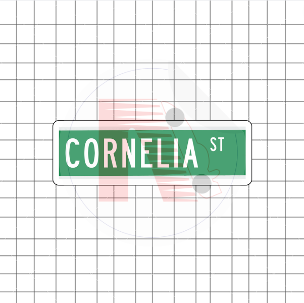 Cornelia St. Sticker - TAYLOR SWIFT / MATTE / Waterproof / Scratchproof ...