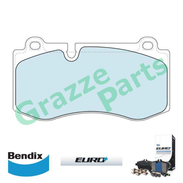 Bendix Euro Plus Disc Brake Pad Front for DB2057 - Mercedes Benz W221 ...