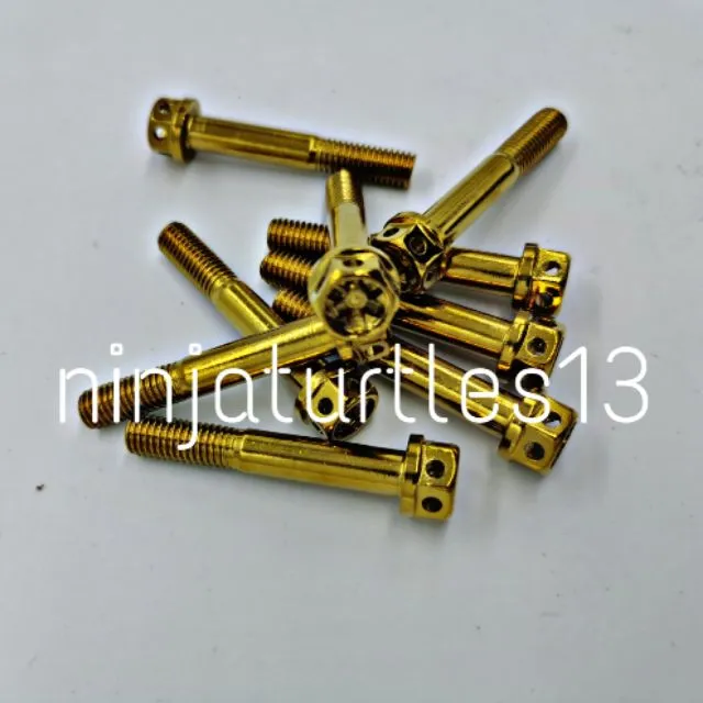 m8x50 Skru ekzos titanium 12” screw exhuast exhaust screw | Lazada