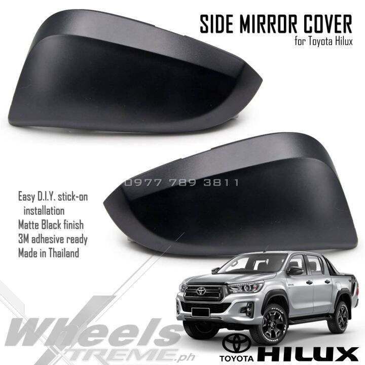 TOYOTA HILUX J E G V GRS CONQUEST 2016-2024 SIDE MIRROR COVER MATTE ...