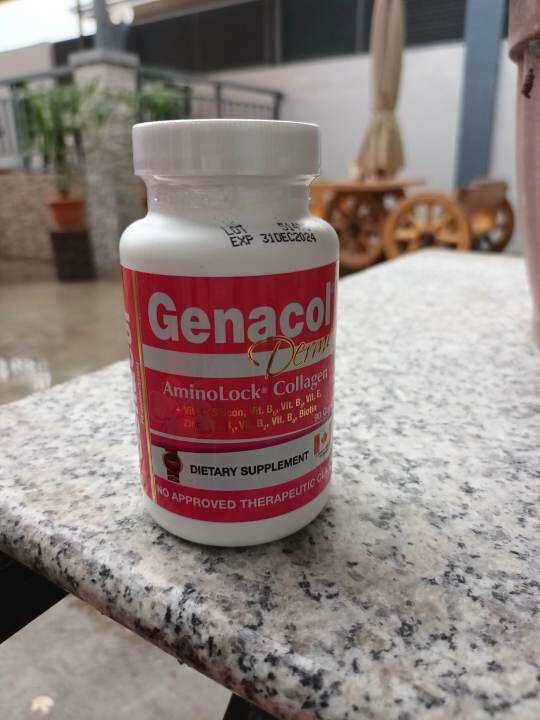 Genacol Derma Aminolock Collagen with Biotin 90 capsules | Lazada PH