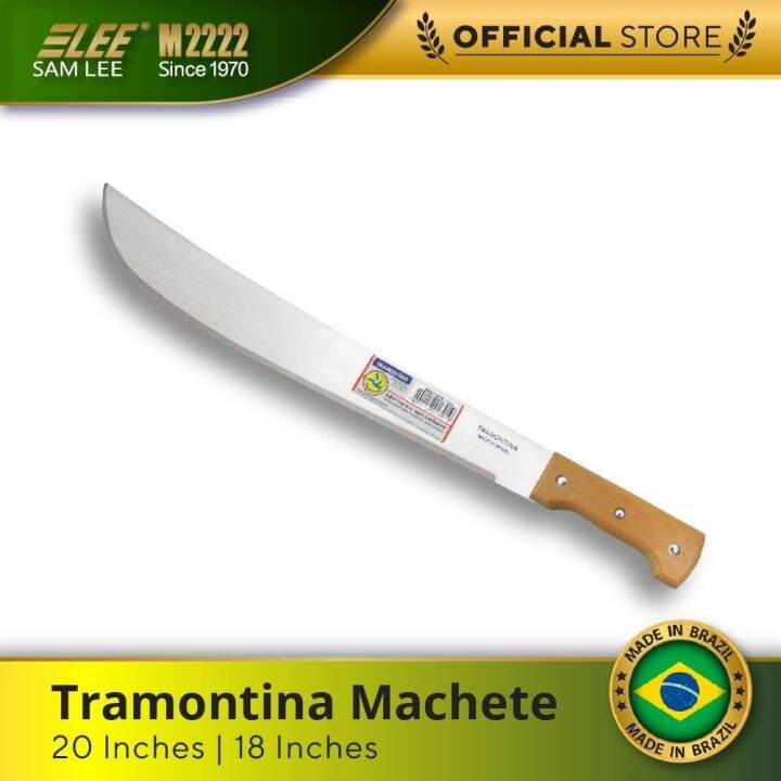 [SAMLEE M2222 HQ] Tramontina_Machete_Knife Pisau_Parang Brazil (Made in ...