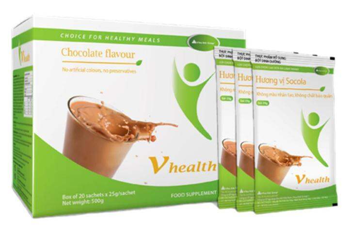 VHEALTH (HƯƠNG VỊ SOCOLA) Bữa Ăn Lành Mạnh /Thực phẩm bảo vệ sức khỏe ...