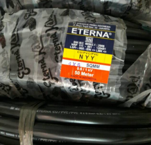 Kabel ETERNA NYY 4x6 - 50 Meter | Lazada Indonesia