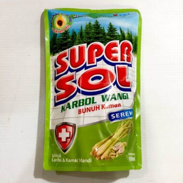Super Sol Karbol Wangi 800ml / Supersol Sereh Bunuh Kuman 800 ml ...