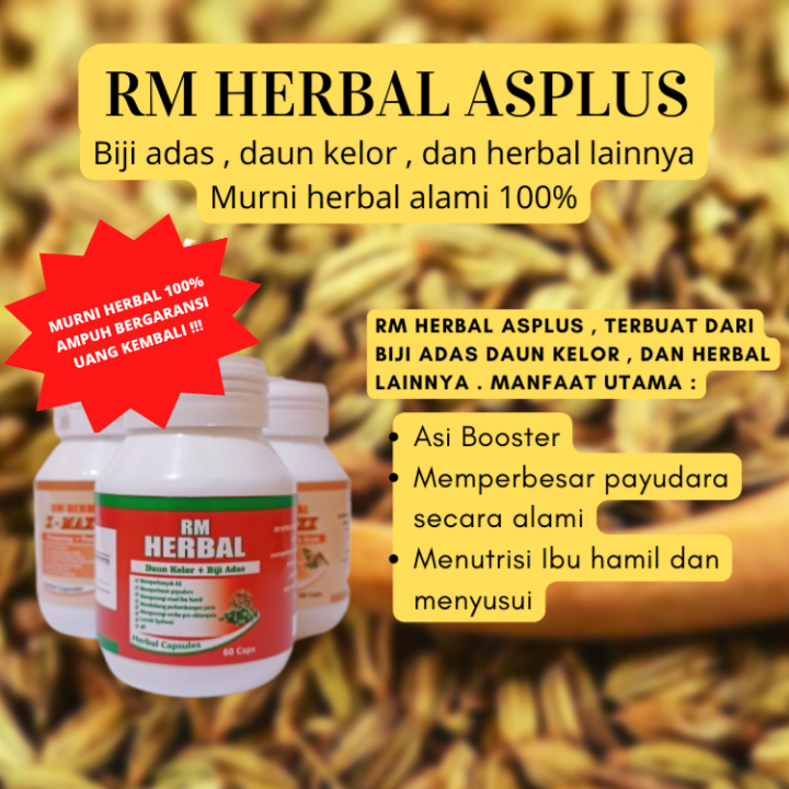 RM HERBAL ASPLUS || JAMU PENAMBAH ASI DAN PEMBESAR PAYUDARA ALAMI DAUN ...