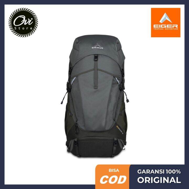 EIGER Ecosavior 45L Rucksack Carrier Tas Gunung Keril Original | Lazada Indonesia
