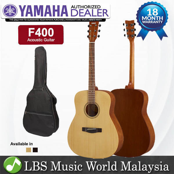 Yamaha F400 Traditional Western Body Acoustic Guitar with Bag - (F 400 ...