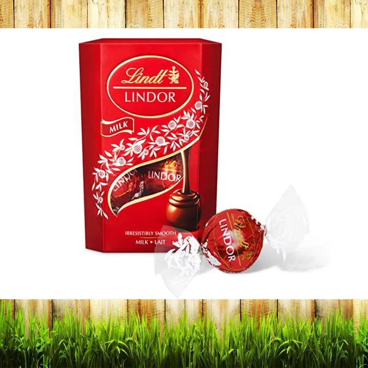 Lindt Lindor Milk Chocolate Truffles 200g Free Ribbon and GiftCard ...