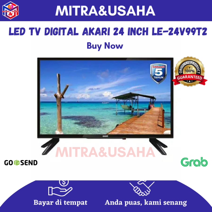 LED TV DIGITAL AKARI 24 INCH LE-24D53 - BERGARANSI RESMI | Lazada Indonesia