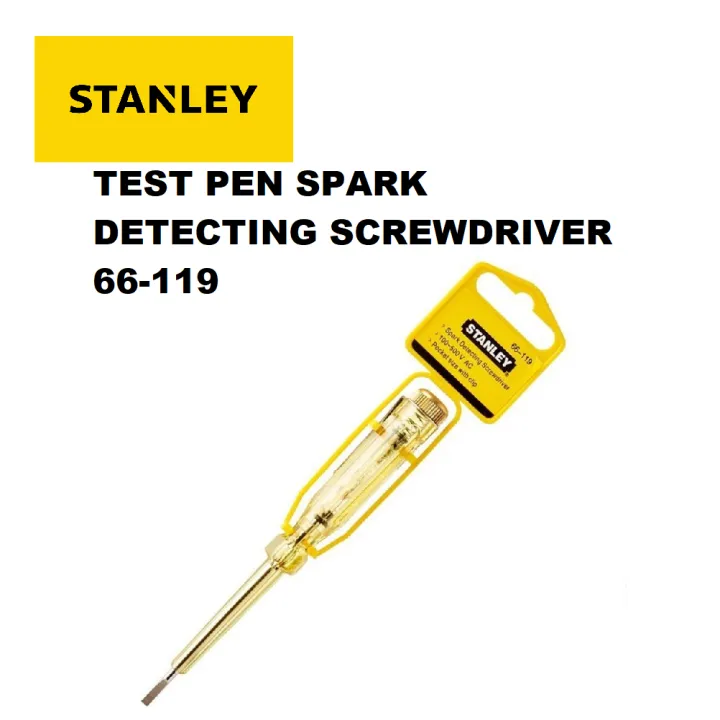 STANLEY SPARK DETECTING SCREWDRIVER - 66-119 | Lazada