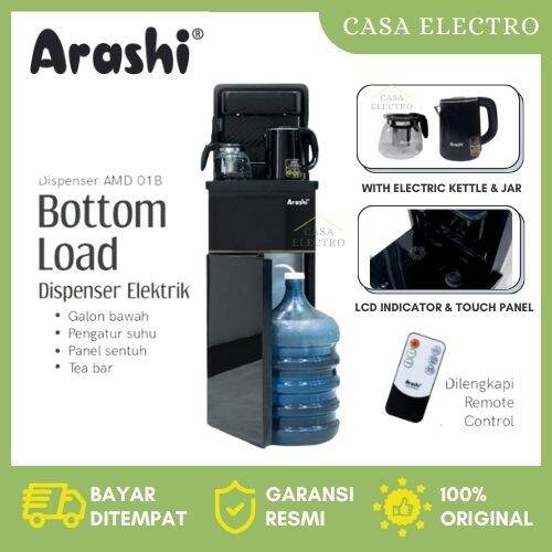ARASHI Dispenser Air Galon Bawah Hot Cool AMD01B AMD02B / Dispenser ...