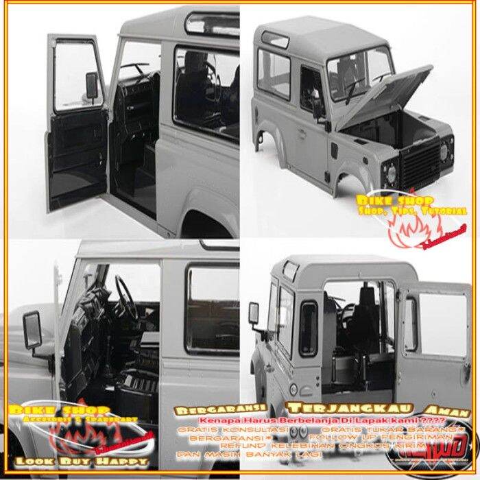 RC 2 IN 1 RC4WD 2015 LAND ROVER DEFENDER D90 HARD BODY SET HARDBODY rc ...