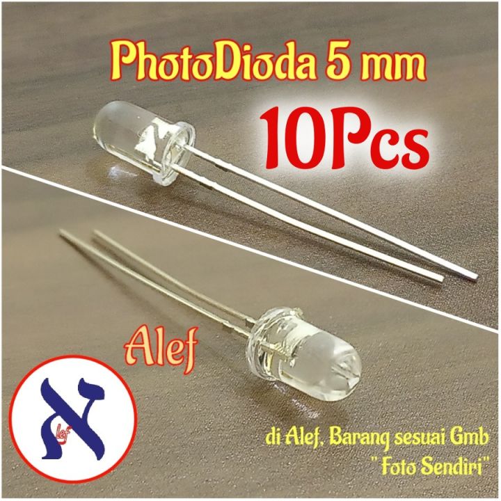 10Pcs photodioda 5 mm PhotoDiode clear bening photo dioda diode foto 5mm | Lazada Indonesia