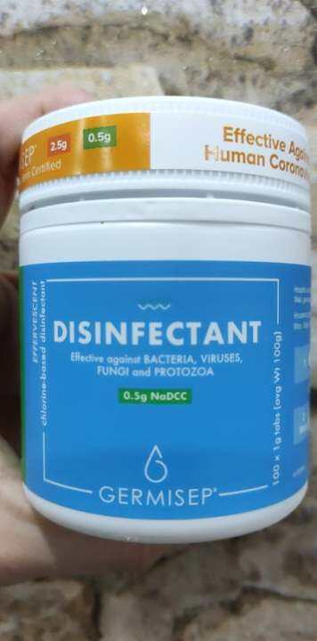 Germisep 0.5G 100's Disinfectant tablets | Lazada