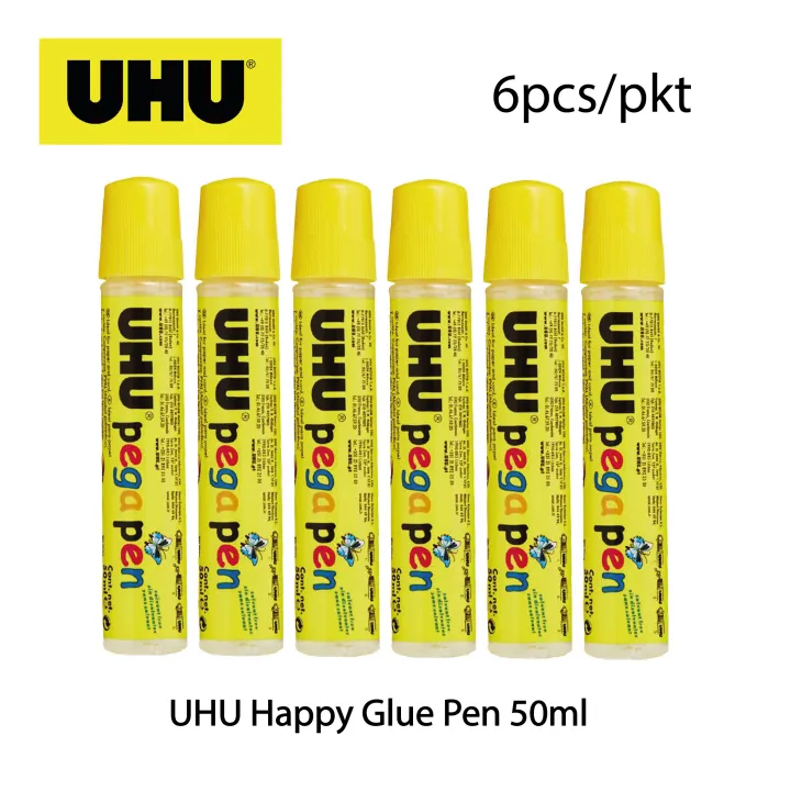 UHU Happy Glue Pen 50ml Bundle (6pcs/pkt) | Lazada