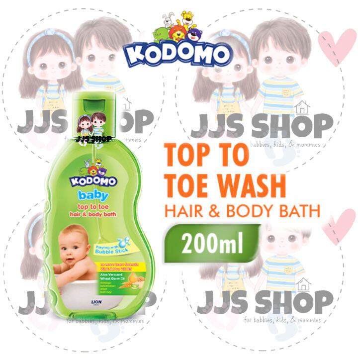 KODOMO TOP TO TOE WASH HAIR & BODY BATH 2IN1 200ML 450ML | Lazada Indonesia