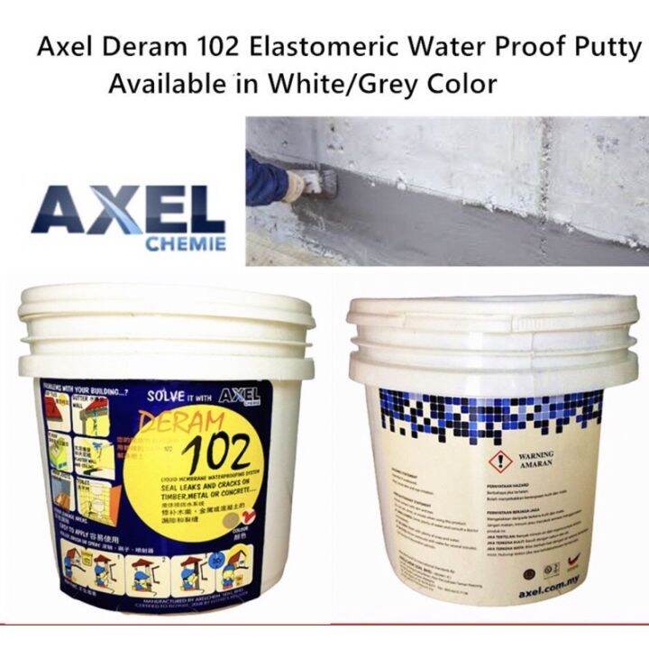 Axel Deram 102 Elastomeric Water Proof Putty 1kg (Available in White ...