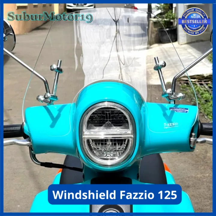 Windshield FAZZIO 125 Bening Visor Fazzio 125 Tameng Angin Fazzio 125 ...
