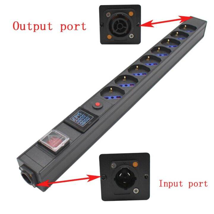 NAC3MPX NAC3FPX พร้อมแถบสวิตช์ PDU Power Link Box 3P พาวเวอร์แอมปลิฟาย ...